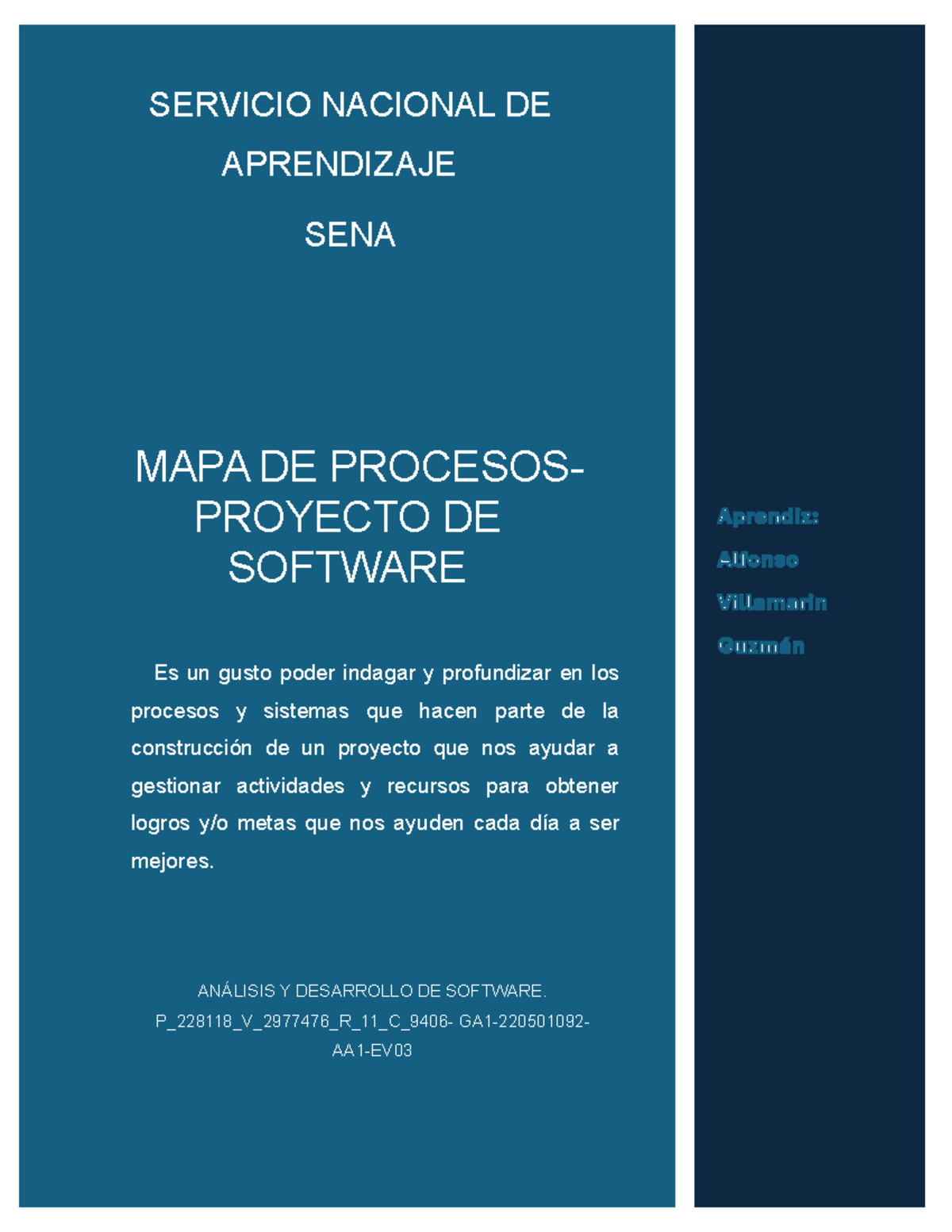 GA1-220501092-AA1-EV03- Mapa Proceso-220876 - MAPA DE PROCESOS ...