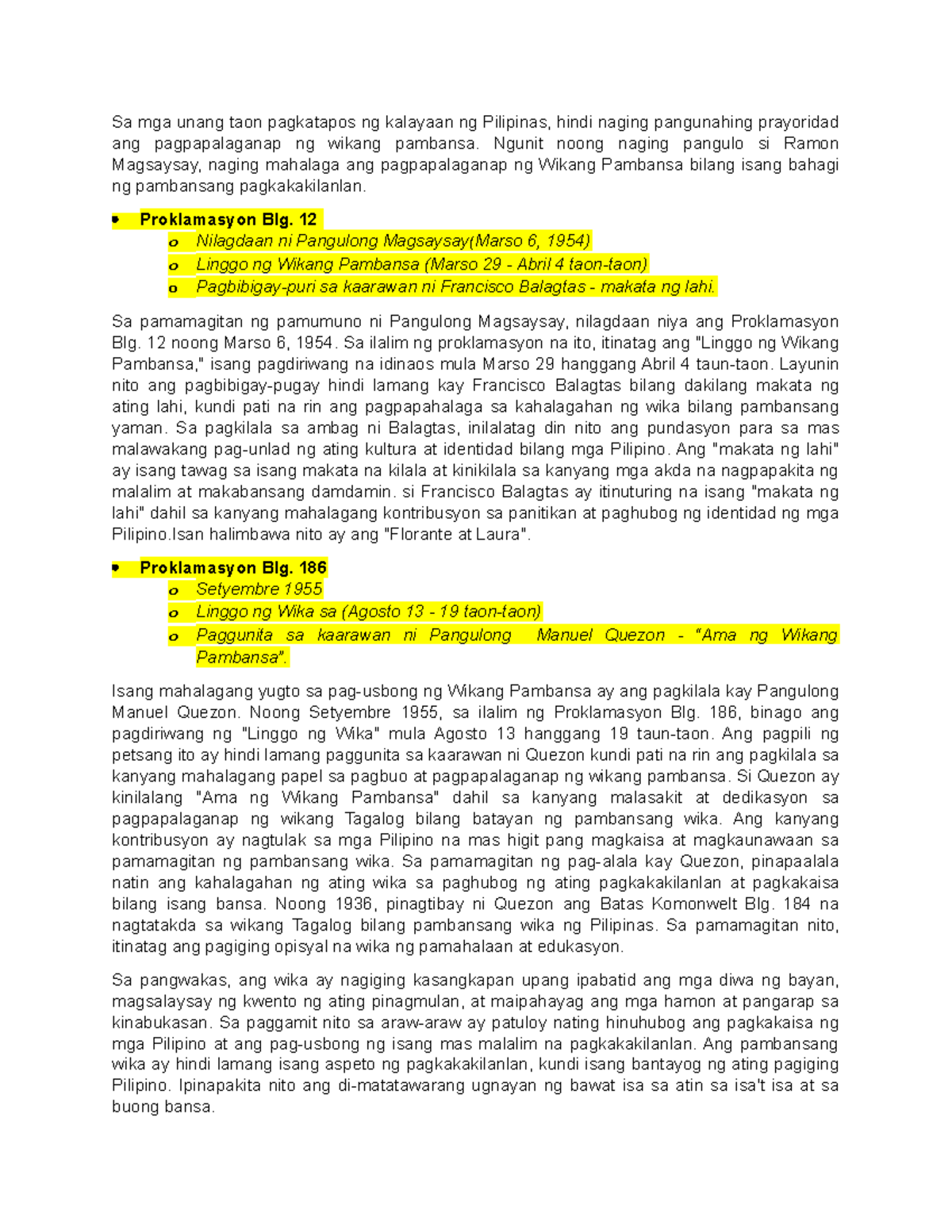 Manuel Quezon Ama Ng Wikang Pambansa