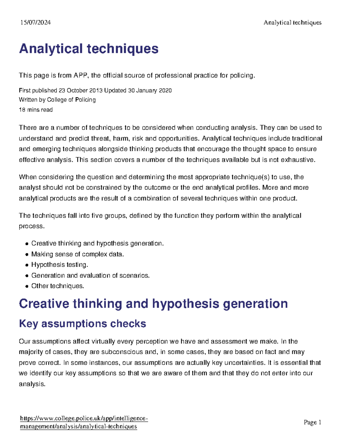 Analytical techniques 1721027679 - Analytical techniques This page is from APP, the official ...