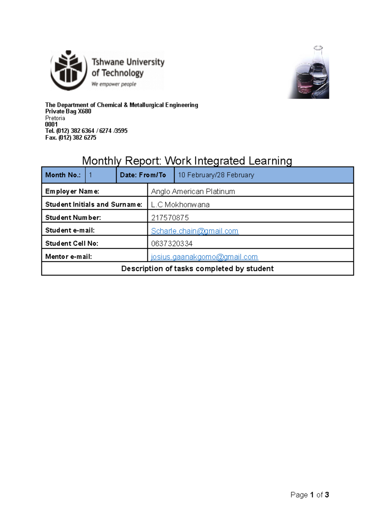 1611736305297 Monthly report- 1 DONE Feb-March - The Department of ...