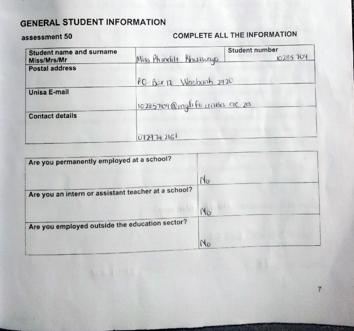 Assignment 50- TPF2601 - TPN 2601 - Studocu