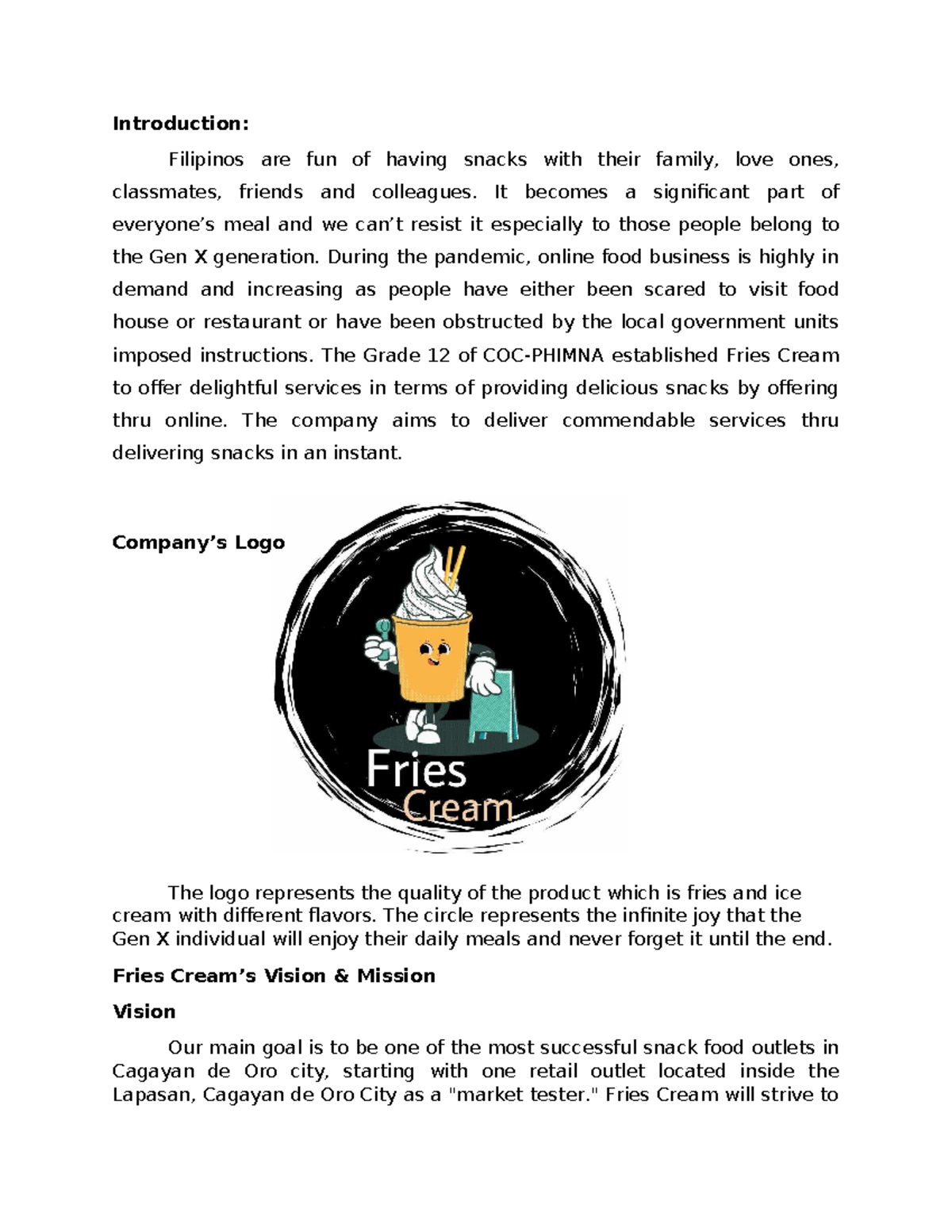 Introduction Notes Of Lecture Introduction Filipinos Are Fun Of Having Snacks With Their