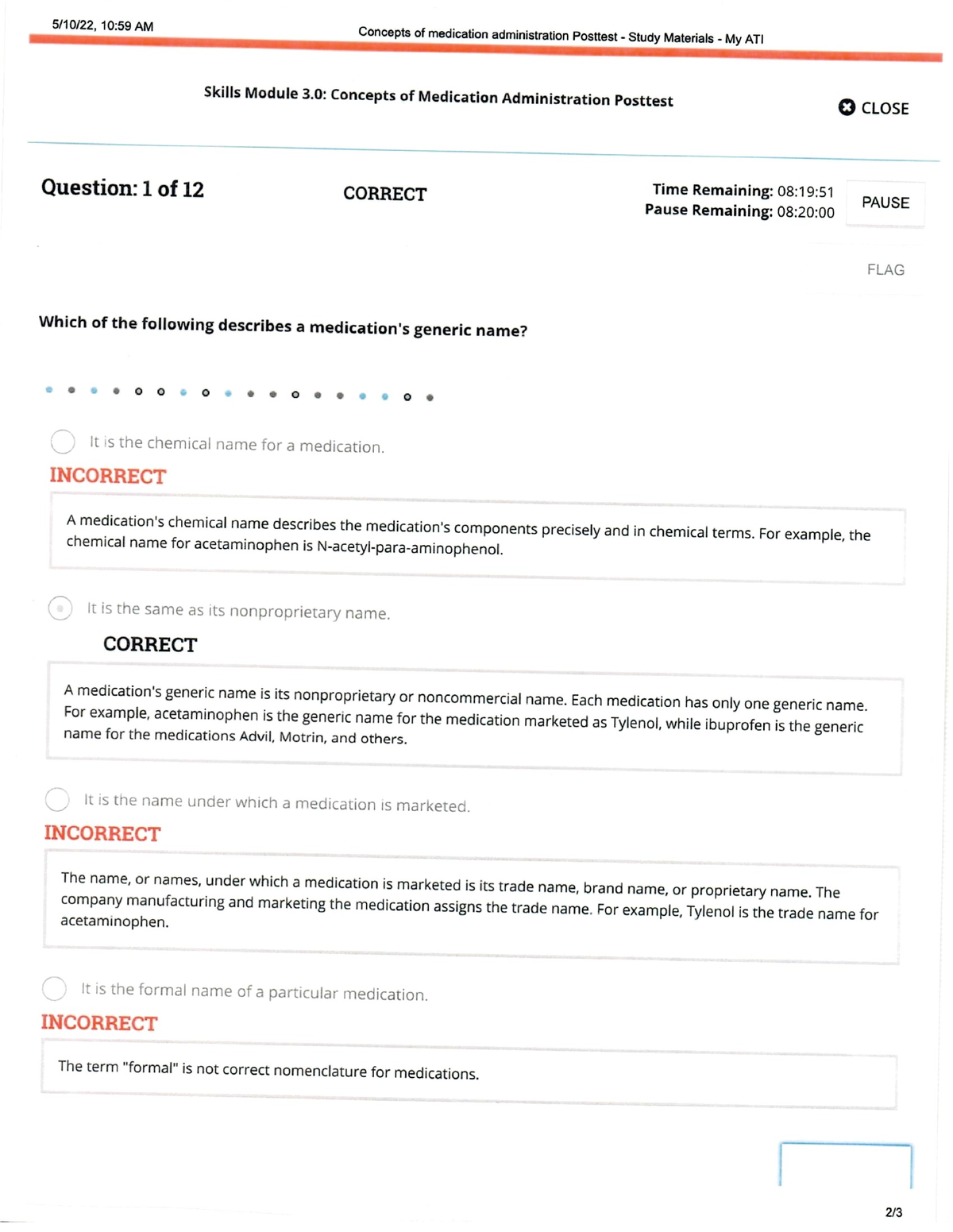 ATI Concepts of Medications Study Guide - PNSG 2330 - Studocu