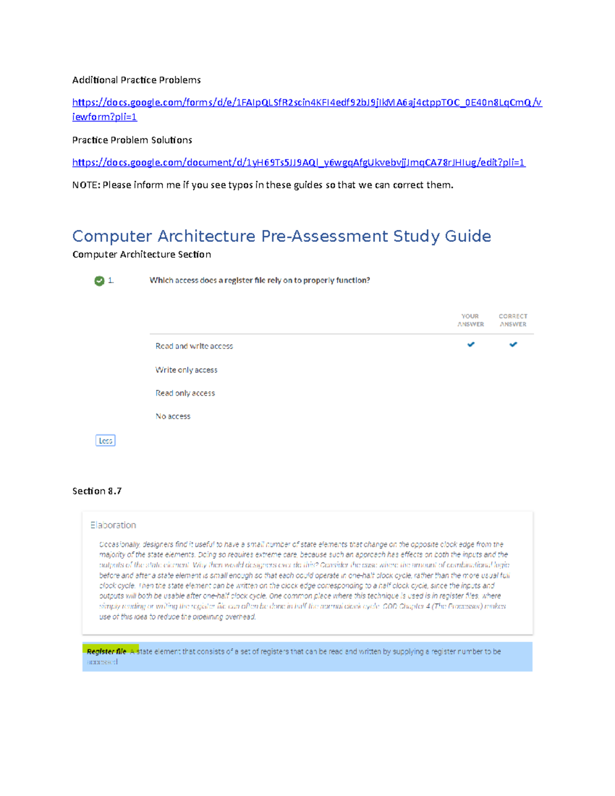 C952 Study Guide v4 pre-assessment - Additional Practice Problems - Studocu