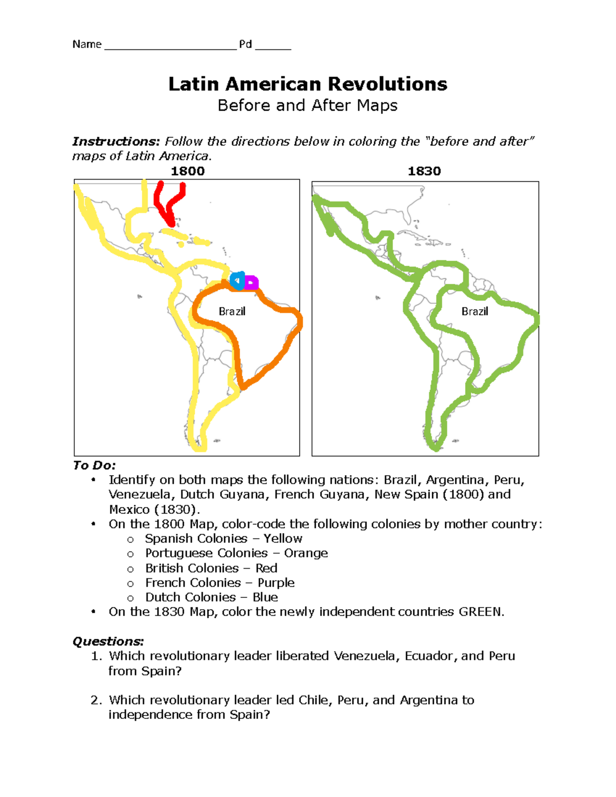 Jorge Magana - Latin American Revolutions - Name ...