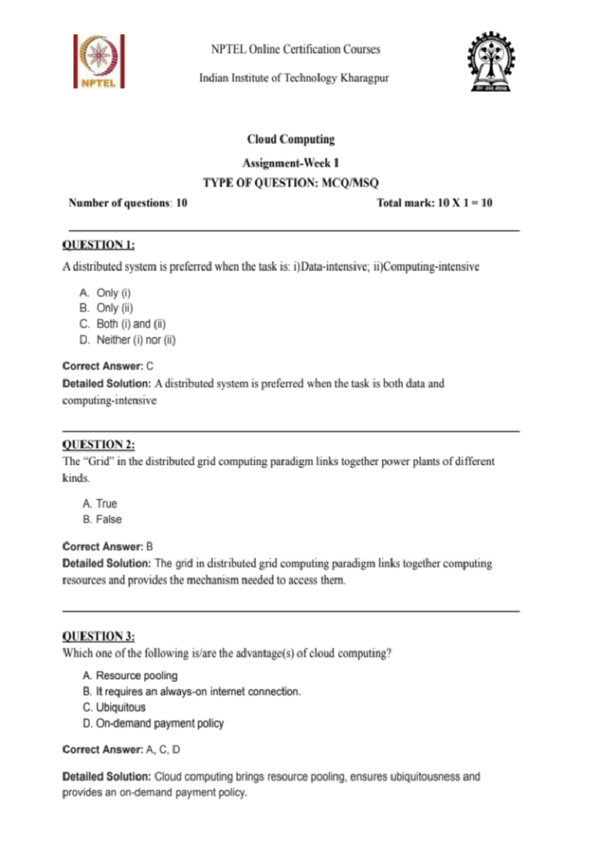 SET B- Bachelors of Engineering - Computer Science - Studocu