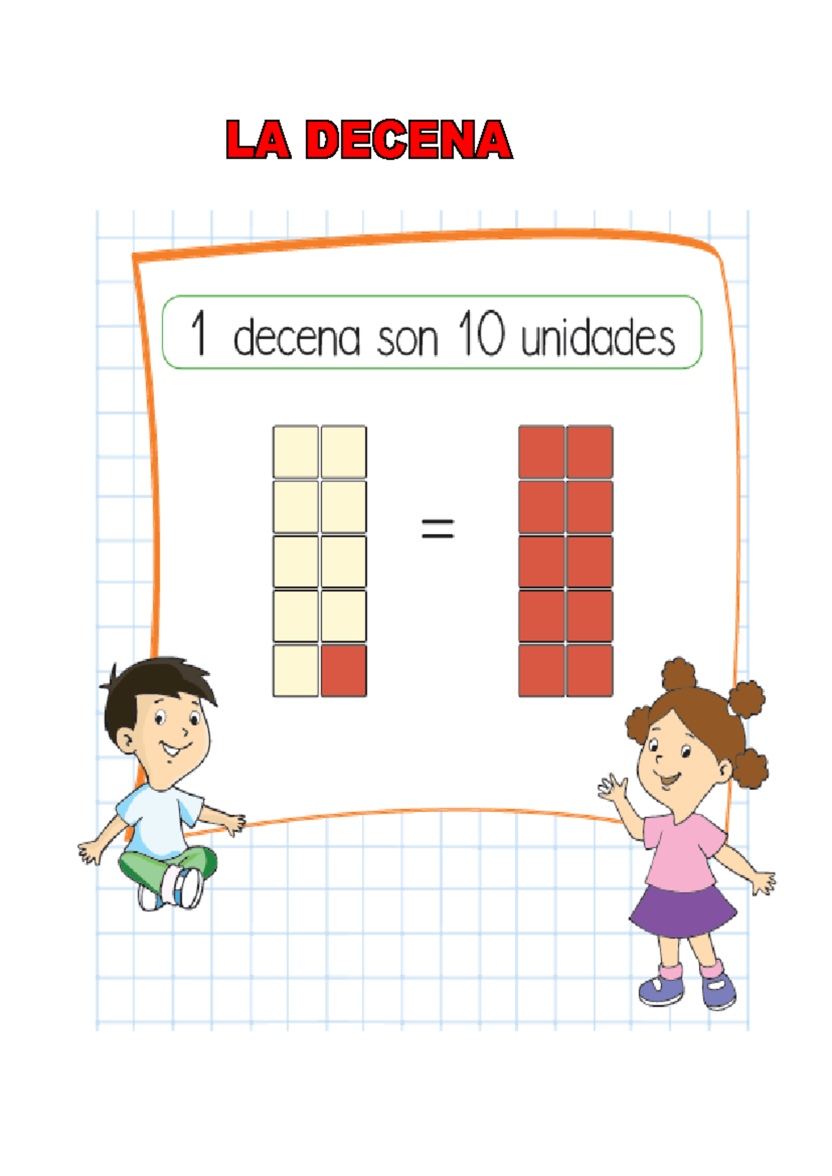 Las decenas - HOJAS DE APLICACION - Educación - La decena La decena ...