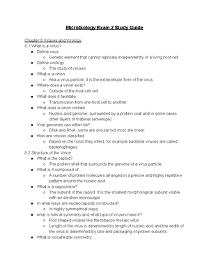 Microbiology EXAM 1 Study Guide ( Chapter 1-7) - MICROBIOLOGY EXAM 1 ...
