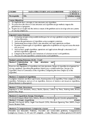 Dsada 1 - dsa da1 - BCSE202P Data Structures and Algorithms Lab (Lab ...