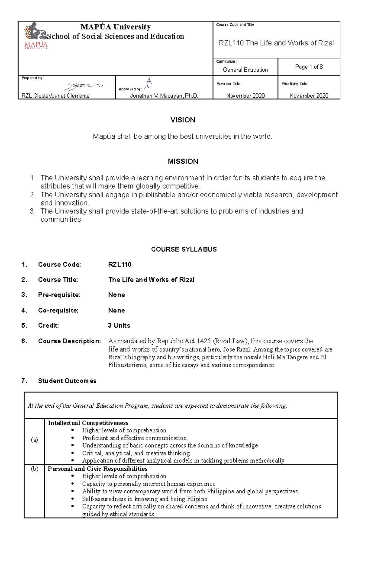 RZL110-Modular-Syllabus-AY-2021-2022 -v3 - MAPÚA University School of ...