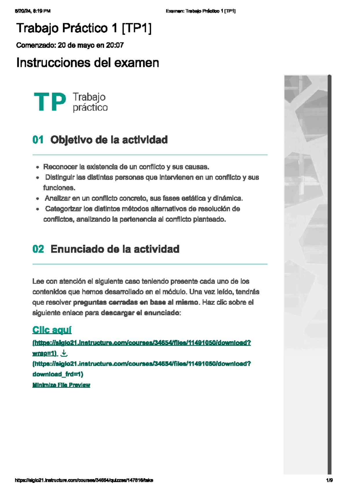 TP1 Mediacion arbitraje y negociacion 95 - Mediación, Arbitraje y Negociación - Studocu