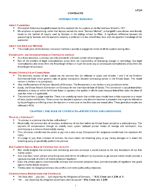 Contracts Outline (Bar exam July 2021) - Contracts Outline I. FORMATION ...