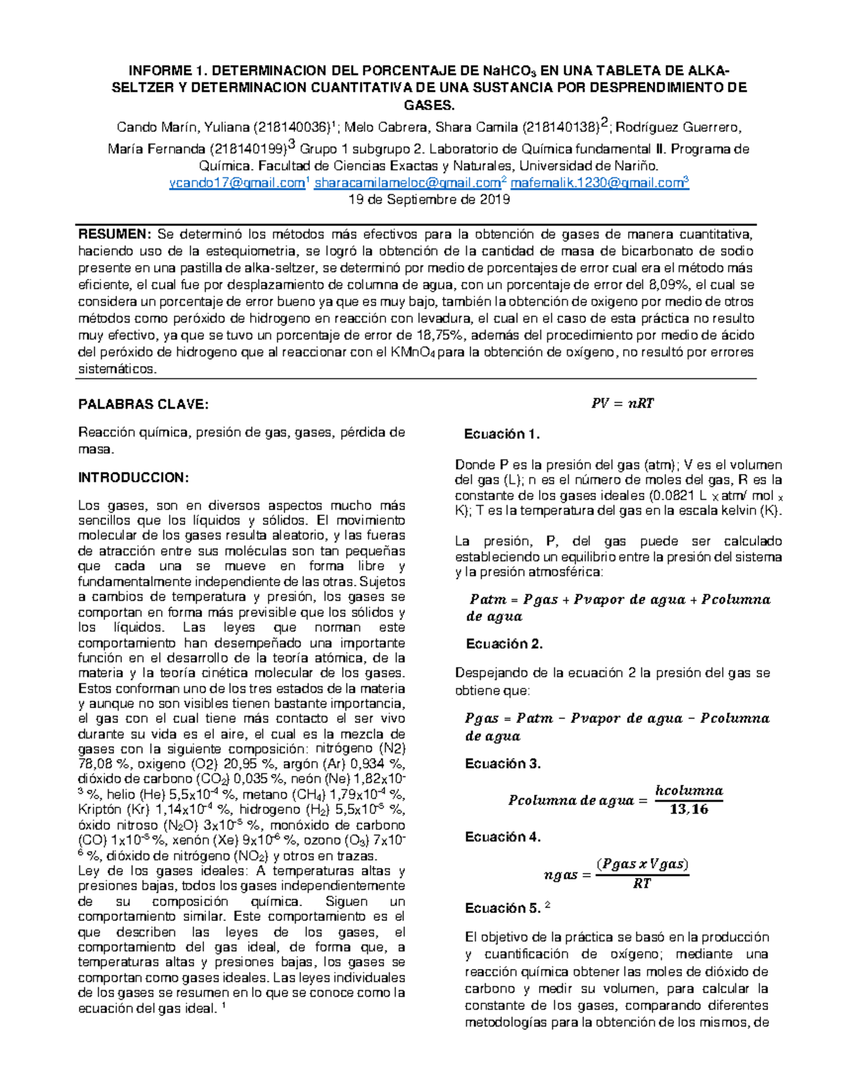 Informe 1 - Warning: TT: undefined function: 32 Warning: TT: undefined function: 32 INFORME 1 ...
