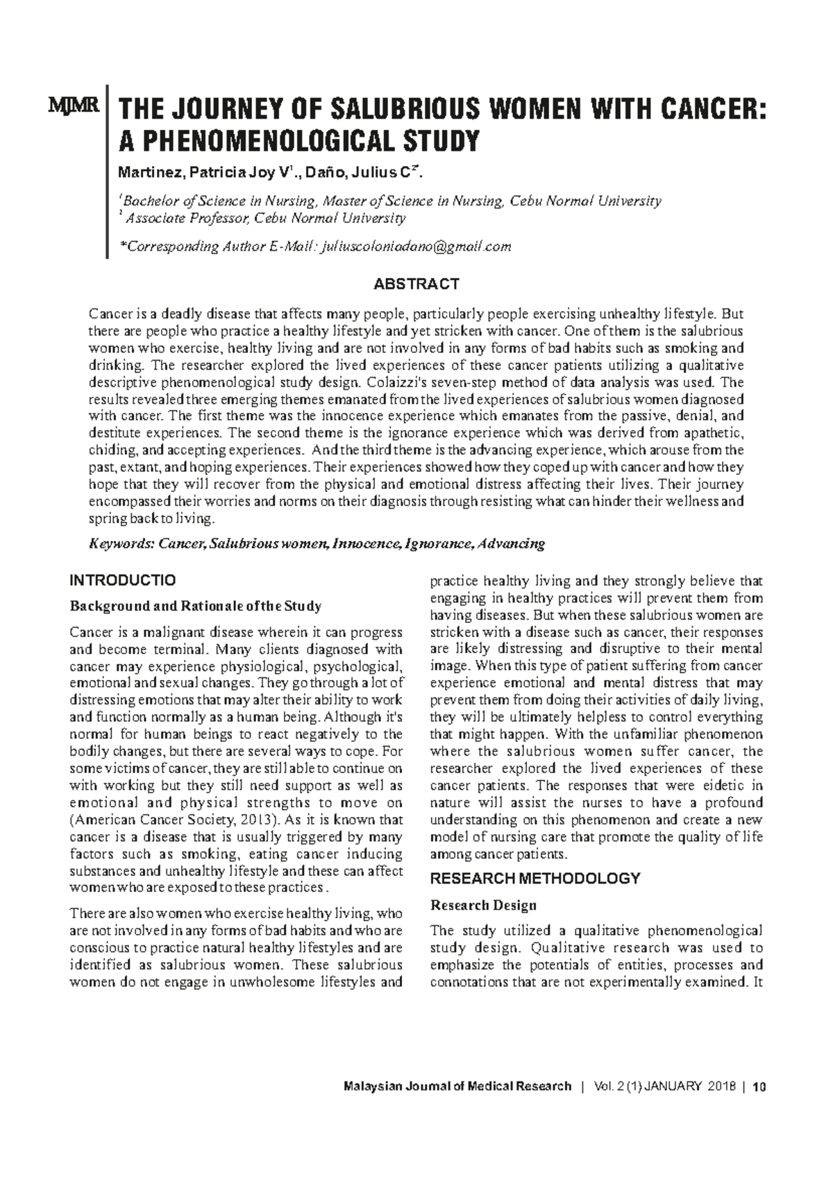 Collage Note part 42 - ABSTRACT Cancer is a deadly disease that affects ...