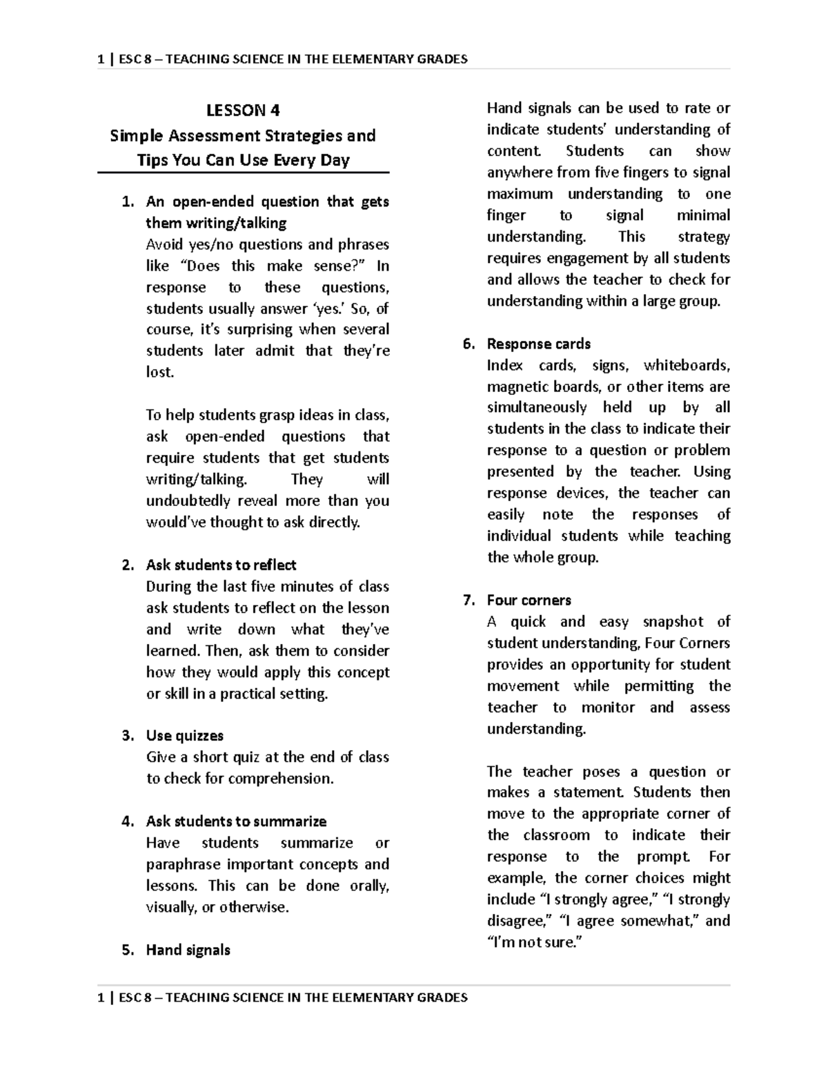 ESC8-reviewer-final - reviewer - 1 | ESC 8 – TEACHING SCIENCE IN THE ...