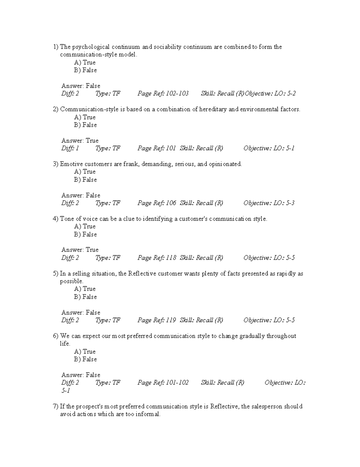 C5 - Answers - The psychological continuum and sociability continuum ...