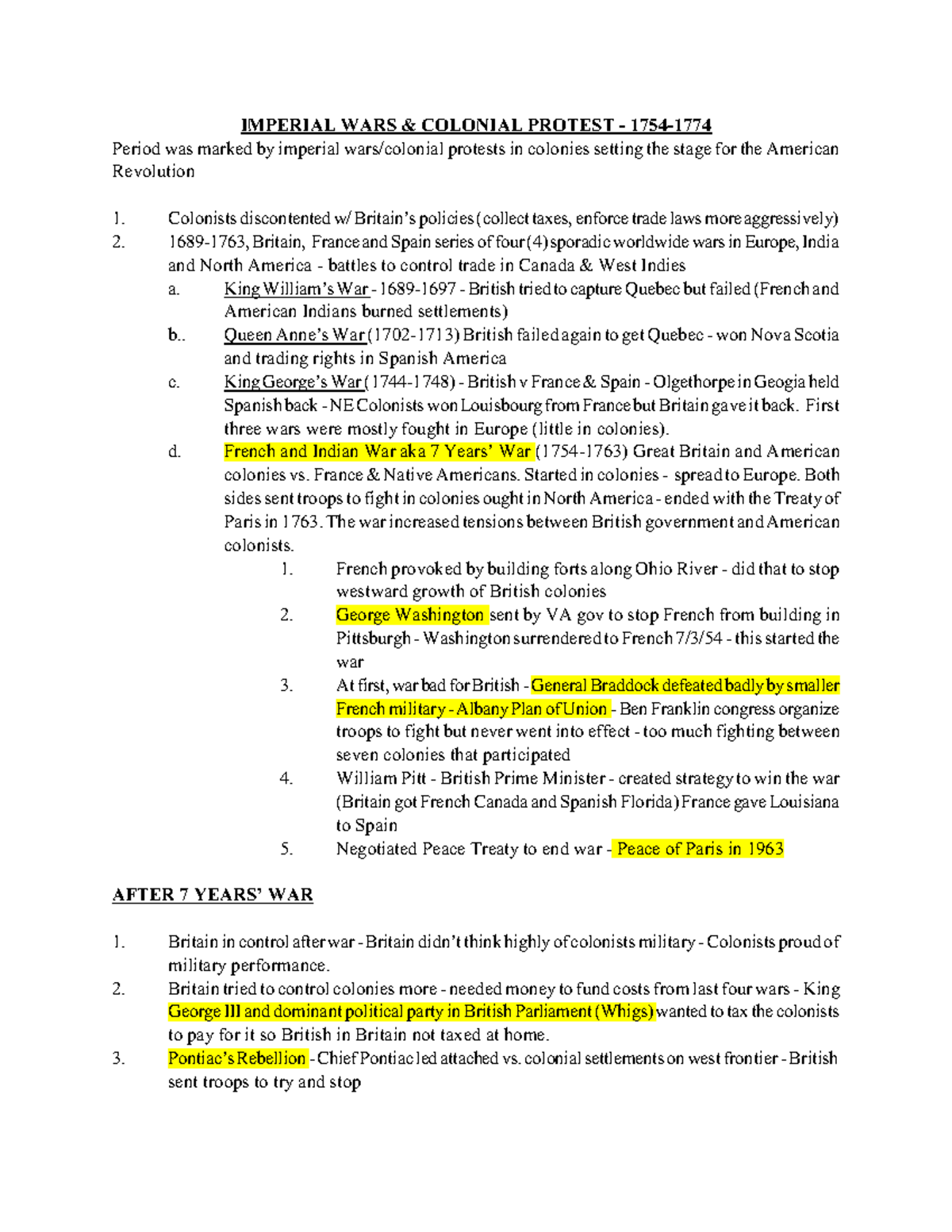 Imperial Wars and Colonial Protest - IMPERIAL WARS & COLONIAL PROTEST ...