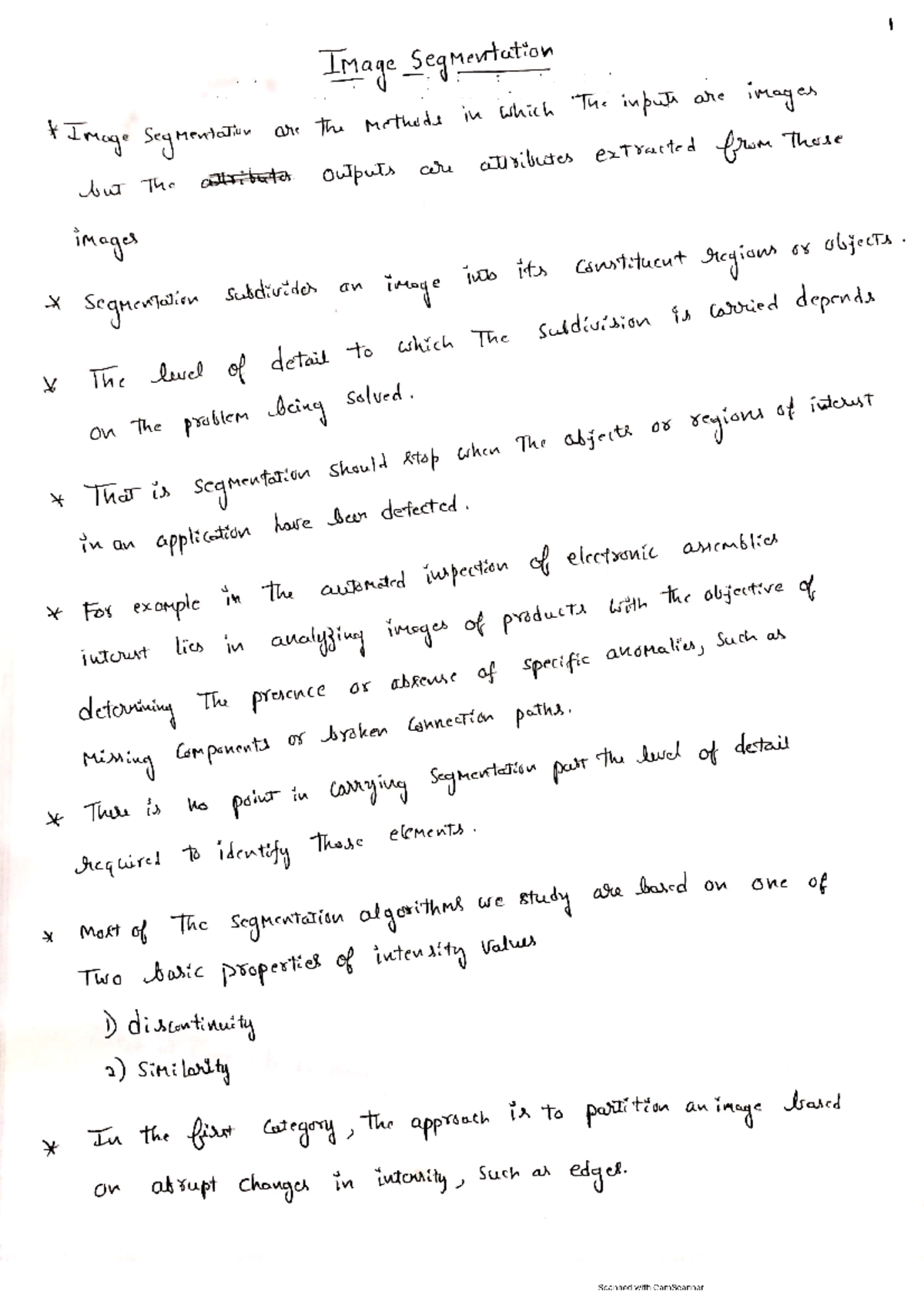 Dip-module 5-part 1 notes - Digital Image Processing - Studocu