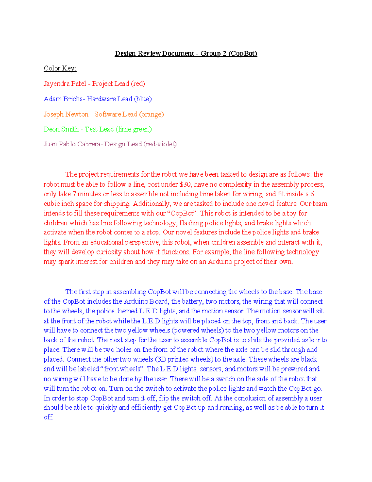 Teamwork Design Review Document - Design Review Document - Group 2 ...