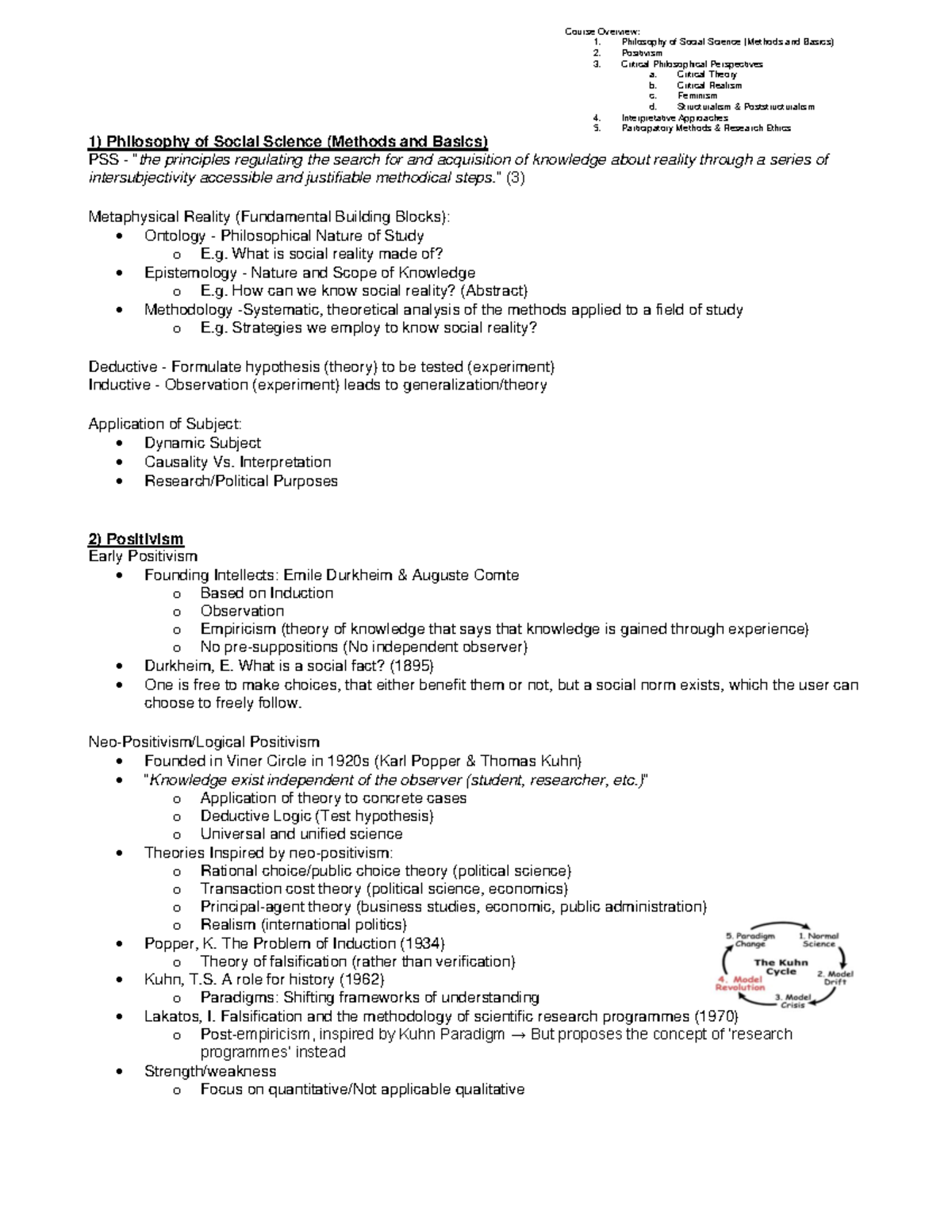 PSS Exam Notes - Warning: TT: undefined function: 22 Course Overview: 1 ...