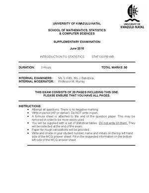 Full notes introduction to statistics - Contents 1 Introduction 1 ...