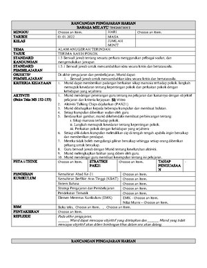 Contoh Kertas Cadangan - KERTAS CADANGAN BENGKEL KERJA PEMANTAPAN INSTRUMEN e-PENILAIAN ...