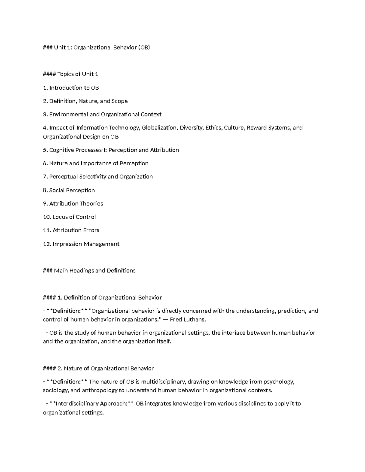 Headings 1 - Summary human computer interaction - Unit 1 ...