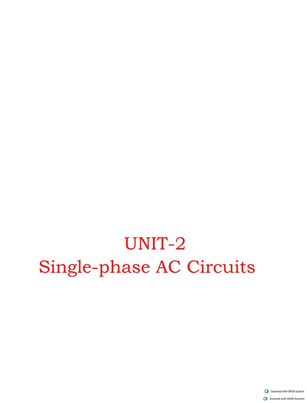 Single Phase AC Circuits - Electrical engineering - Studocu