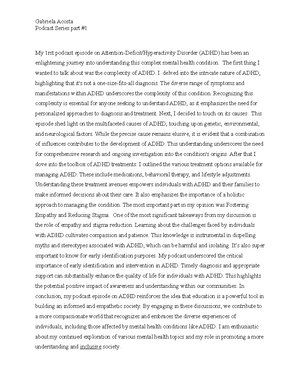 CLP4134-Quiz13 - CLP4134 with Kellcee Jacklin; Quiz Notes. - CLP4134 ...