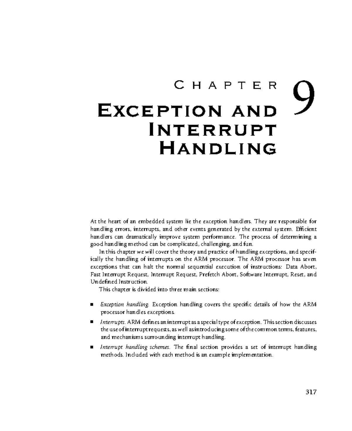 Microcontrollers module 4 - C h a p t e r Exception and Interrupt Handling 9 At the heart of an ...