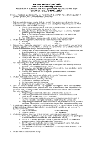 Module 4 - Answer key - Module 4 What are the health Programs ...