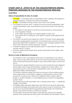 SU5 Cases - PROHIBITED CONTRACTS Mervis Brothers (Pty) Ltd v Hanekom ...
