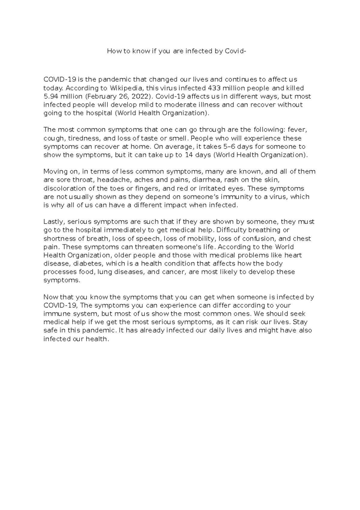 English-Activity-3 - Lecture and activities about English. - COVID-19 ...