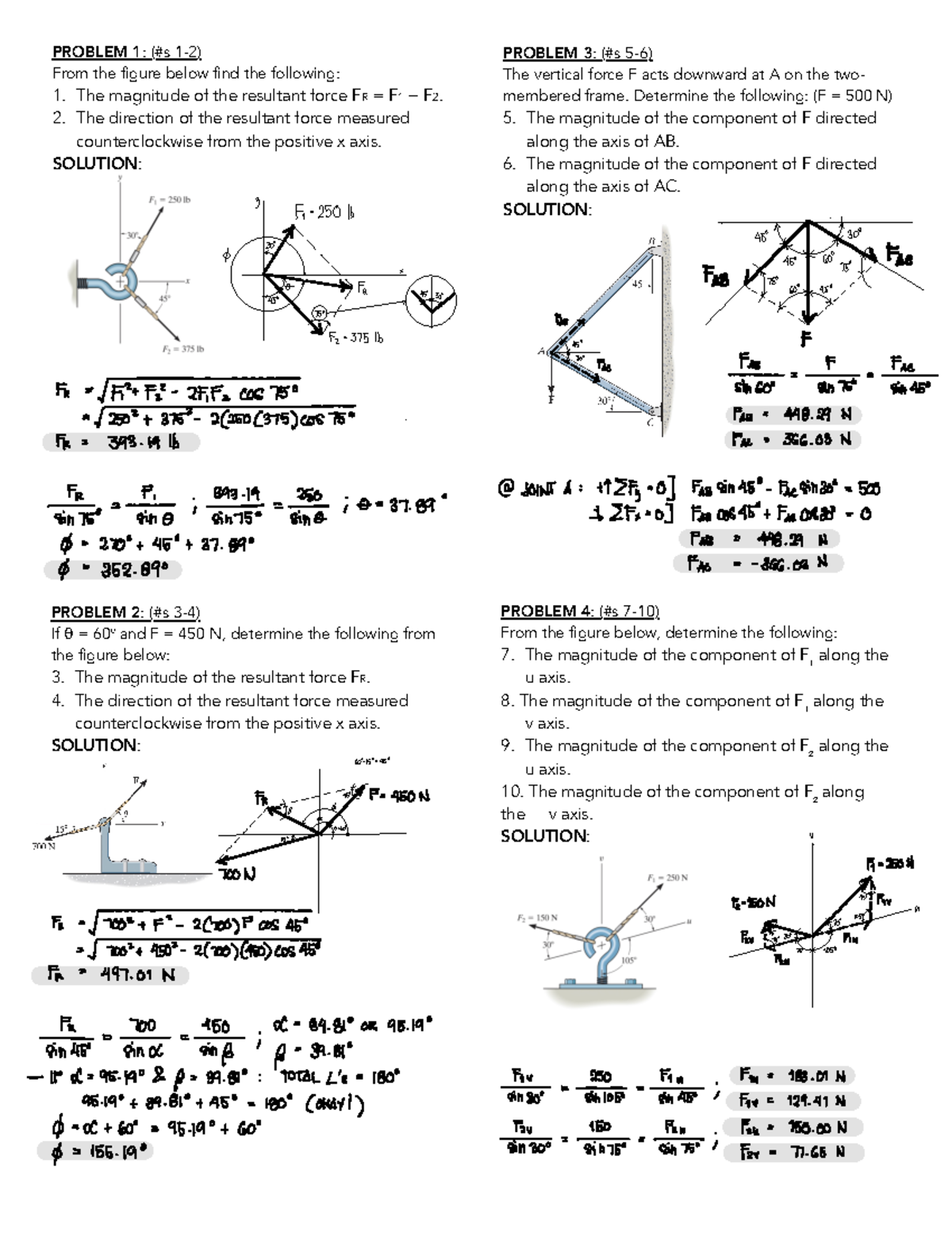 Statics-ME-Solution - Friction - Warning: Error during font loading: XMLHttpRequest is not ...