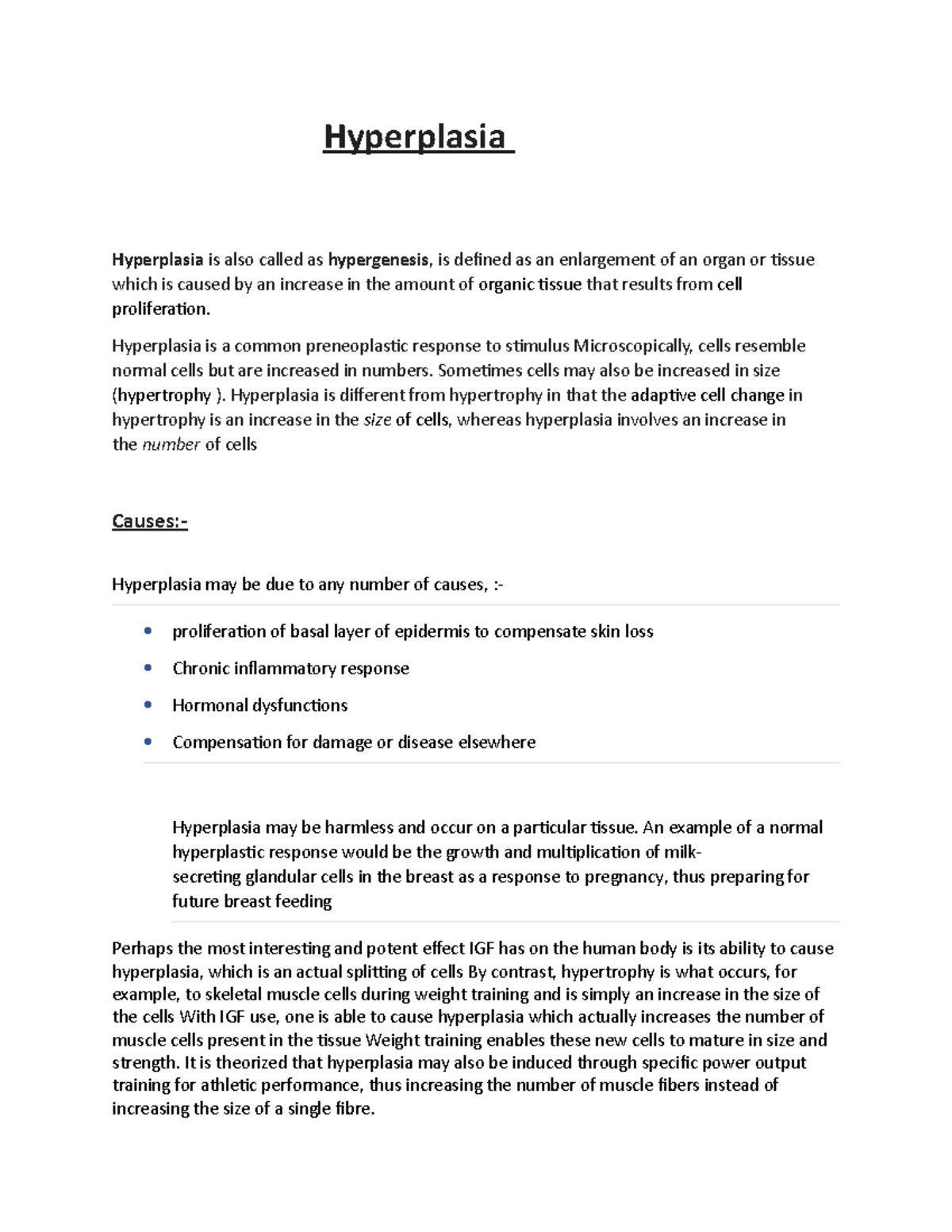 Hyperplasia 222 - Hyperplasia Hyperplasia is also called as ...