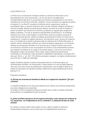 CASO Práctico DE Derecho Penal II. nº 2. grado en derecho 2022-2023 - CASO PRÁCTICO DE DERECHO ...
