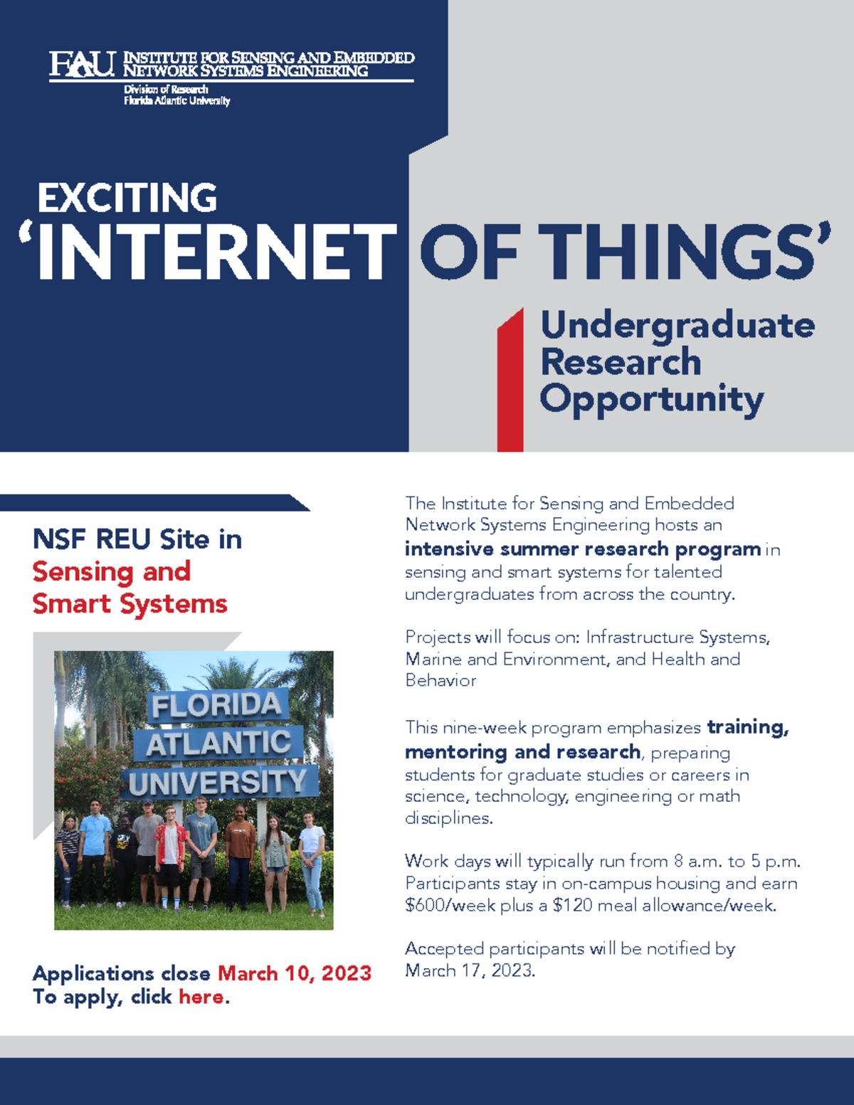 2023 I- Sense REU Program - ENGH 101 - George Mason - Studocu