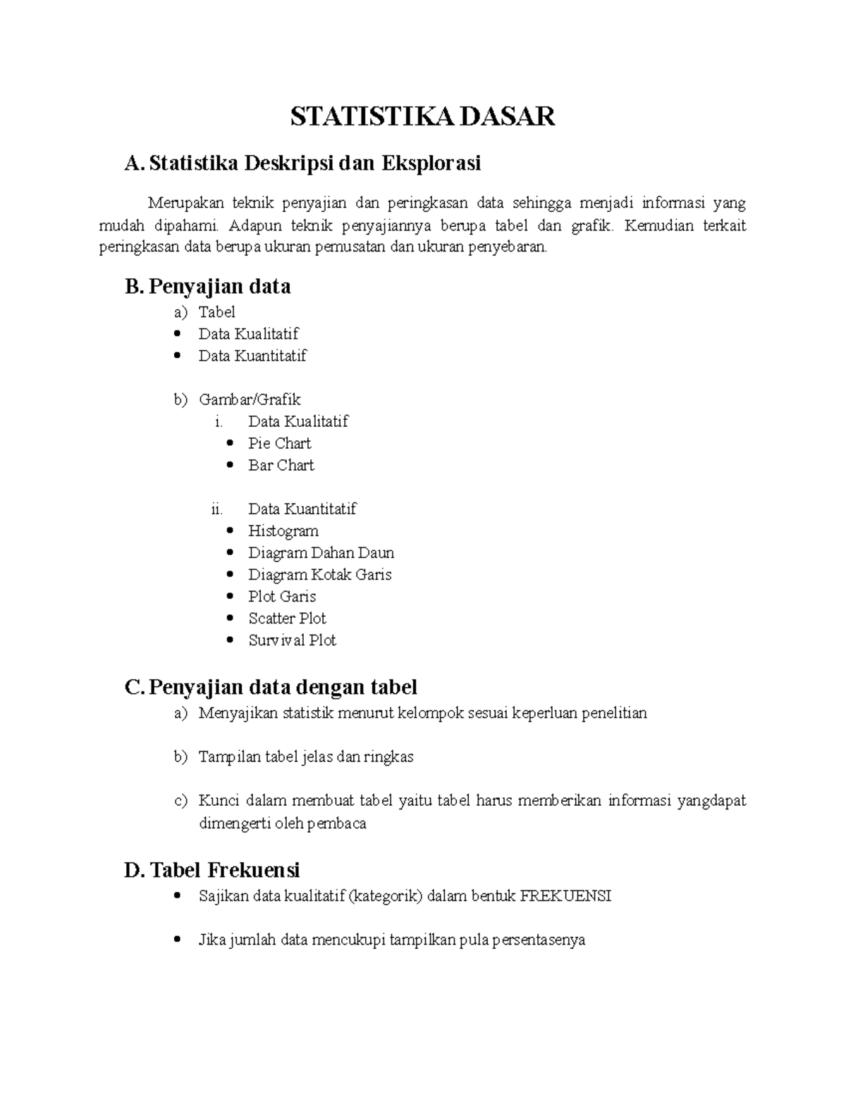 Statistika Dasar - Matematika - Sebaran Penarikan Contoh - STATISTIKA ...