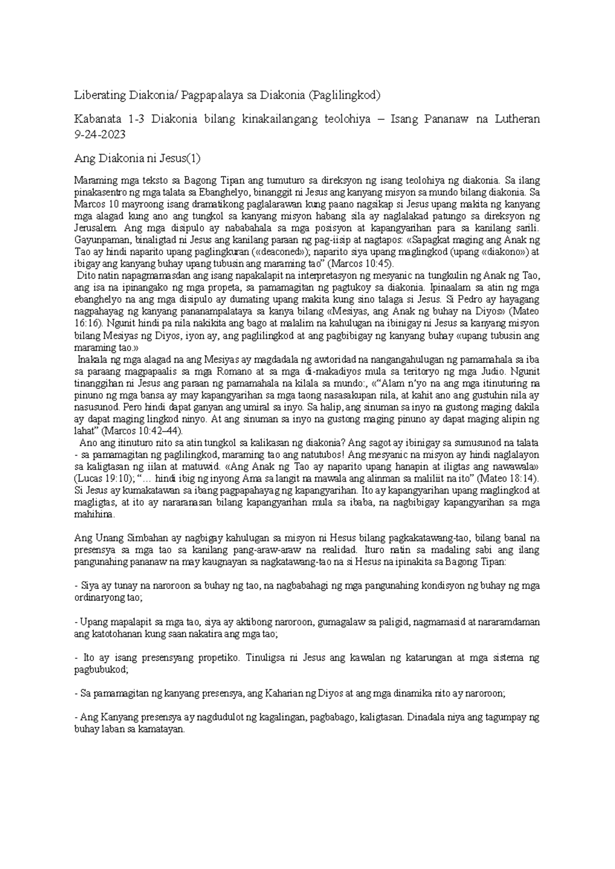 Chapter-1-4-The-diakonia-of-Jesus-I Tagalog - Liberating Diakonia ...