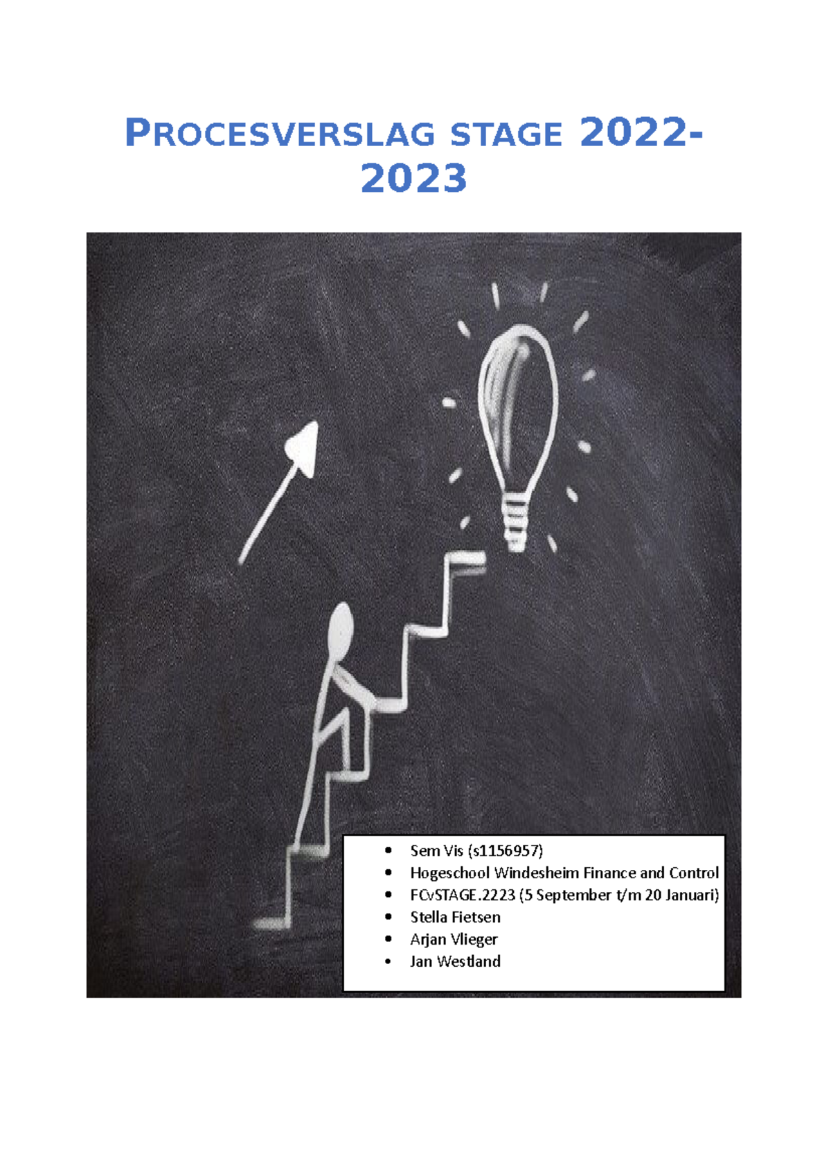 Procesverslag Concept Sem Vis - PROCESVERSLAG STAGE 2022- 2023 Sem Vis (s1156957) Hogeschool ...