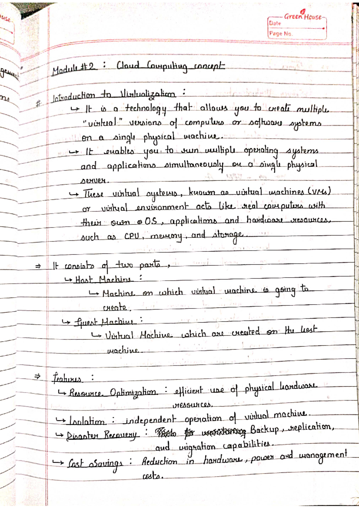 Cloud computing module 2 - Computer science engineering - Studocu