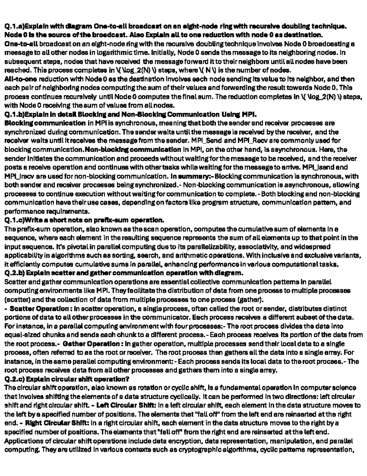 Hpc Computer Engineering Studocu