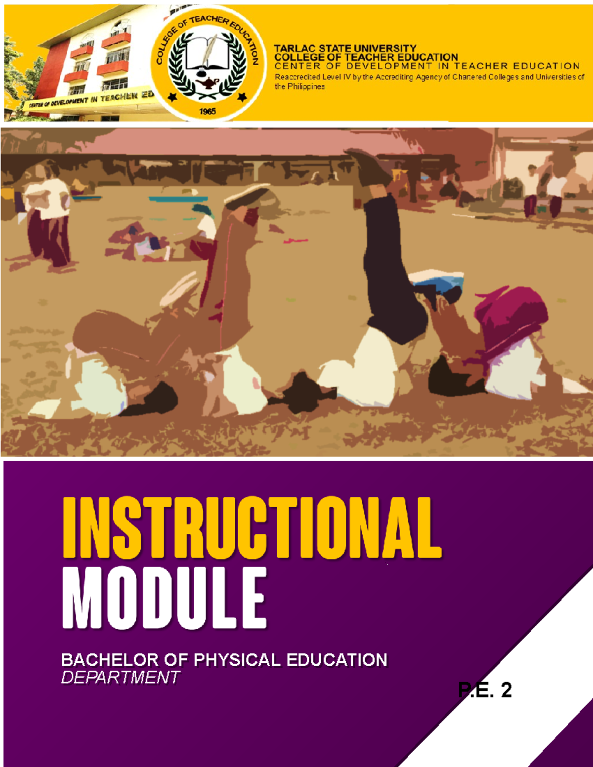 Physical Education Module - BACHELOR OF PHYSICAL EDUCATION BACHELOR OF ...