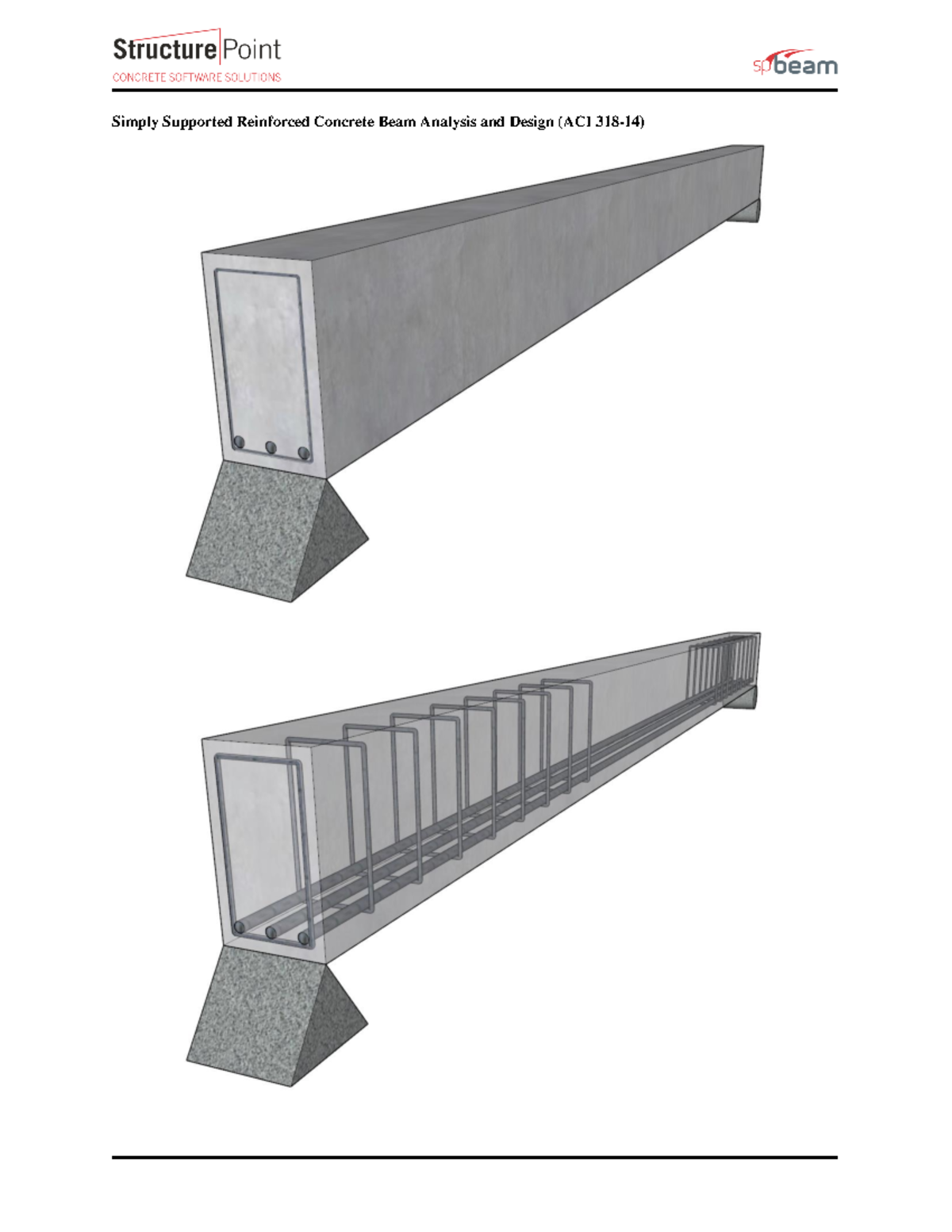 Simply Supported Reinforced Concrete Beam Analysis and Design (ACI 318 ...