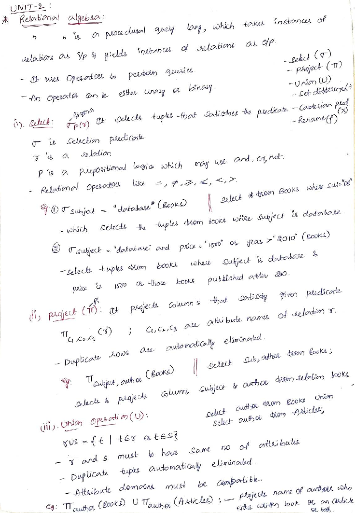 DBMS U2 - A Microprocessor is an important part of a computer architecture without which - UNIT ...