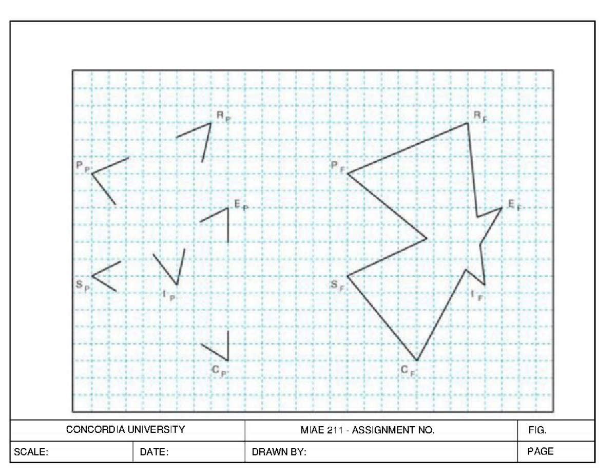 Assignment 8 q4 - miae 211 - CONCORDIA UNIVERSITY FIG. SCALE: I DATE: MIAE 211 - ASSIGNMENT NO ...