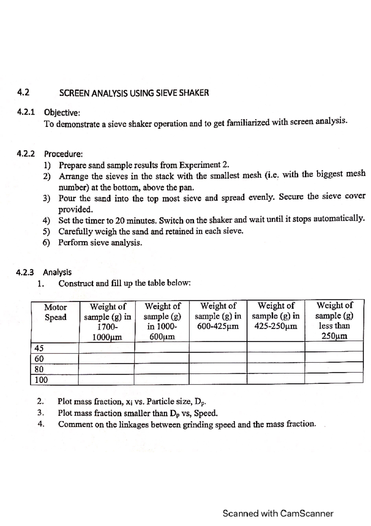 Lab Manual Page 2 CMT450 LAB REPORT ONLY - Chemical Technical ...
