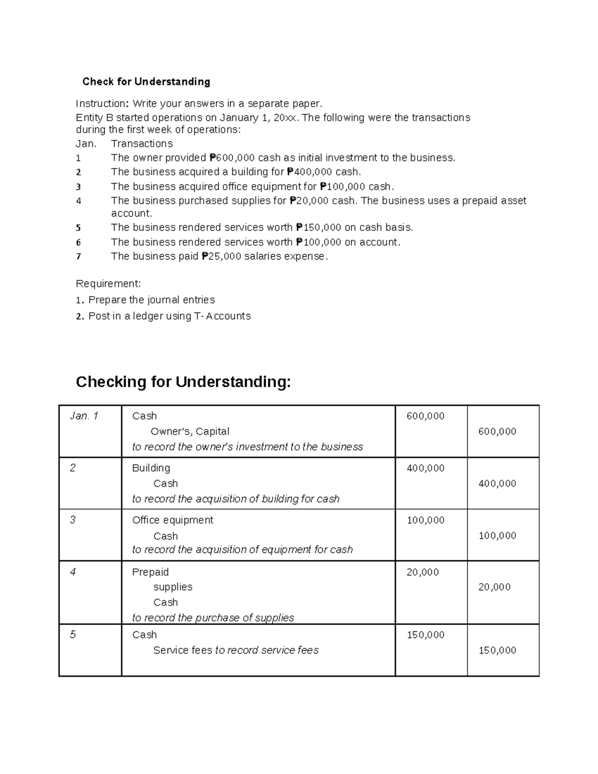 MOD 12 Check FOR Understanding - Check for Understanding Instruction ...