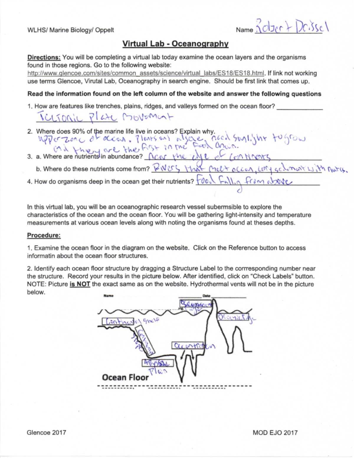 Virtual lab026 - OCEA 10 - Studocu