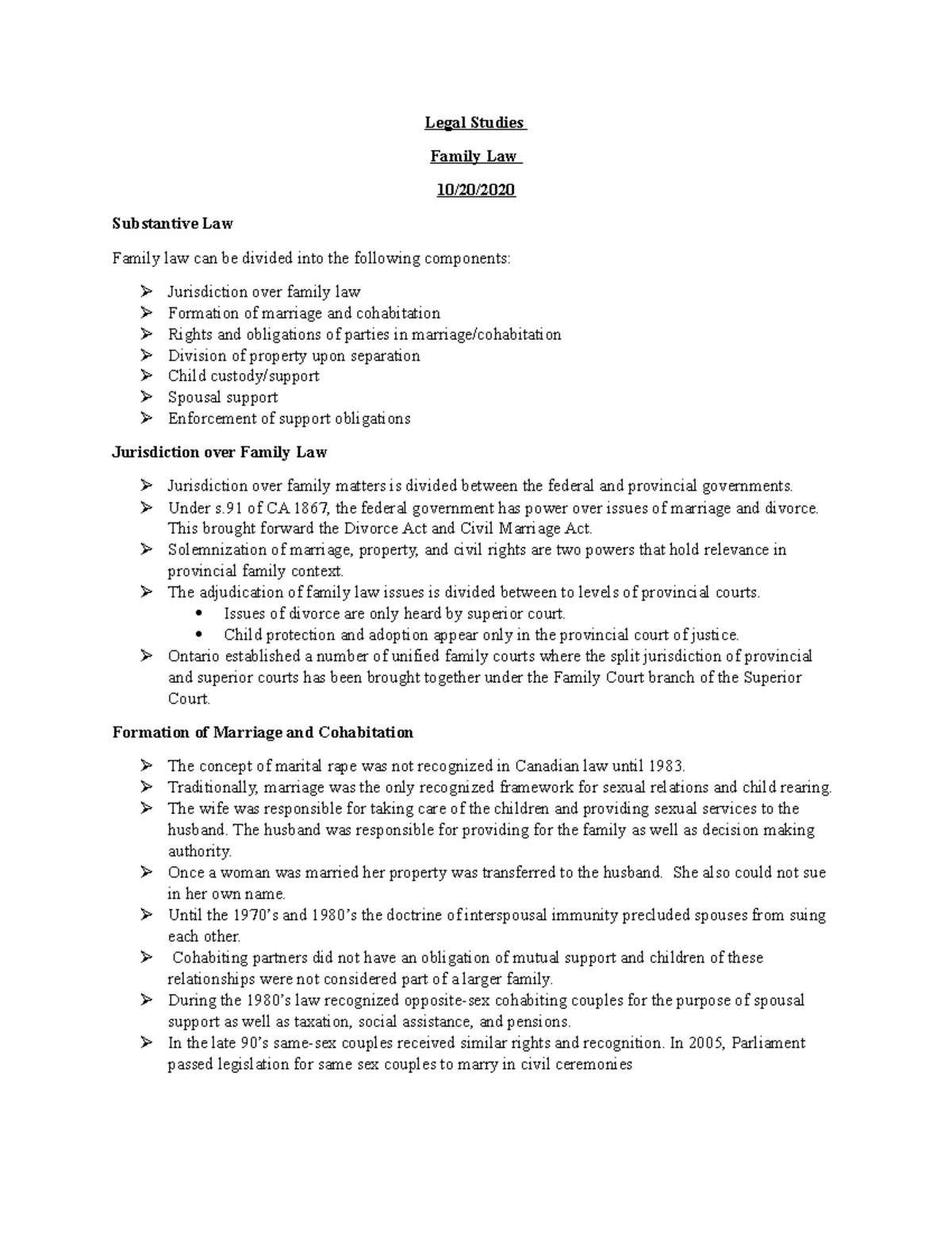 Family Law - Definitions and terms - Principles of Sociology - Legal ...